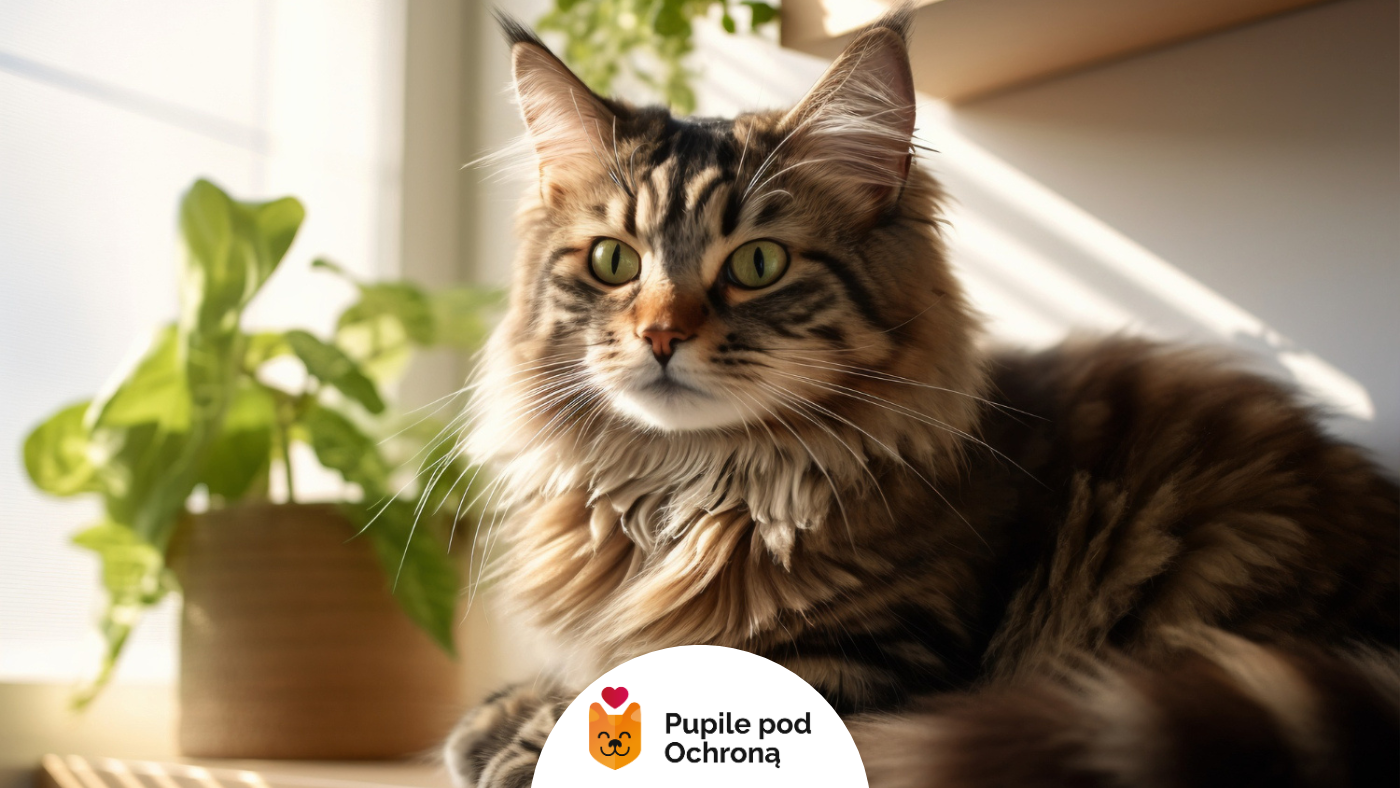 Kot Maine Coon (Majkun) – Charakter, Pielęgnacja, Waga, Cena